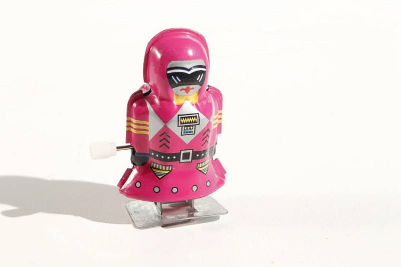 Mini Pink Robot – Beard and Lady